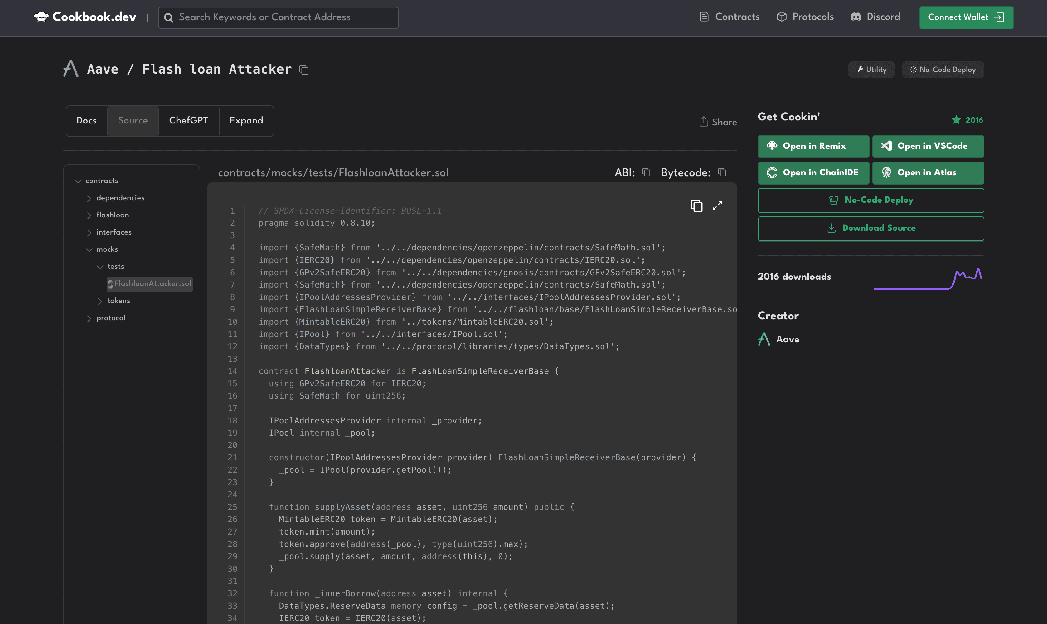 Cookbook - Find any Smart Contract